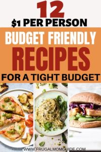 12 Budget Friendly Recipes that Cost $1 per Person