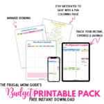 Budget Printable Pack - The Frugal Mom Guide