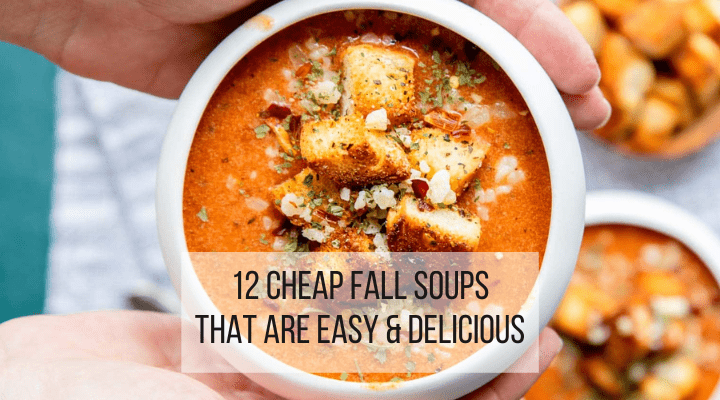 12 Easy Cheap Fall Soups that are Absolutely Delicious