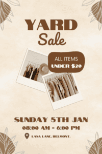 Best Examples of Garage Sale Ads + Free Tips to Make Money